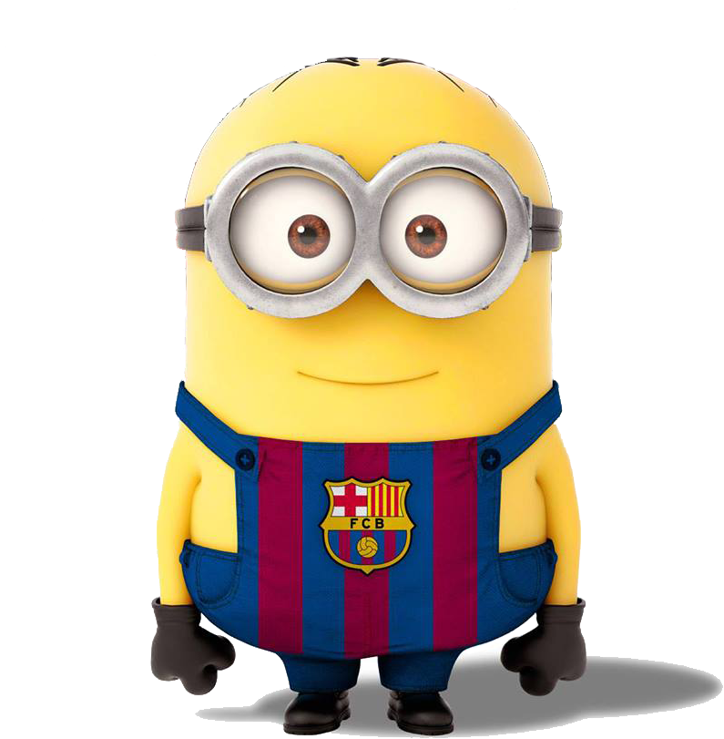Minions Png - Fc Barcelona Minion - (851x960) Png Clipart Download