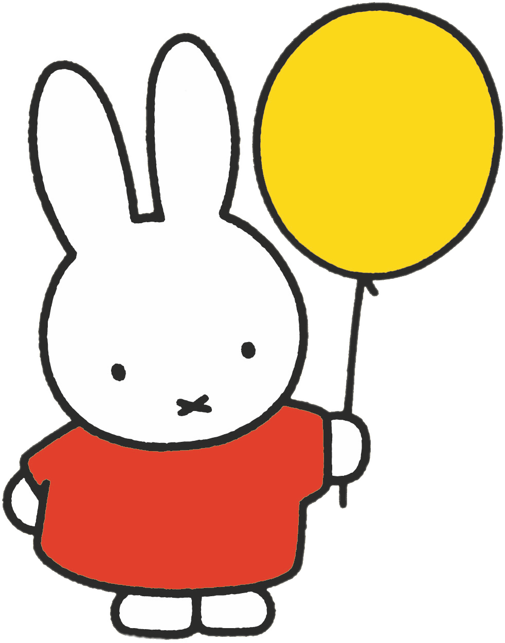 Miffy Yellow Balloon Download In Png Format - Miffy With Balloon ...