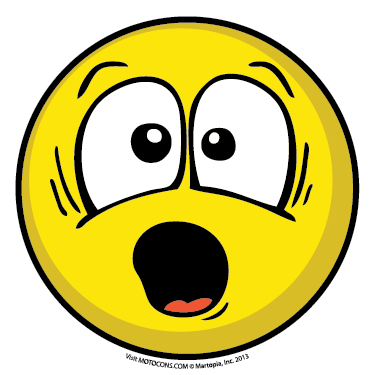 Nice Surprised Smiley Face Clip Art Shocked Smiley - Emoticons Shocked ...