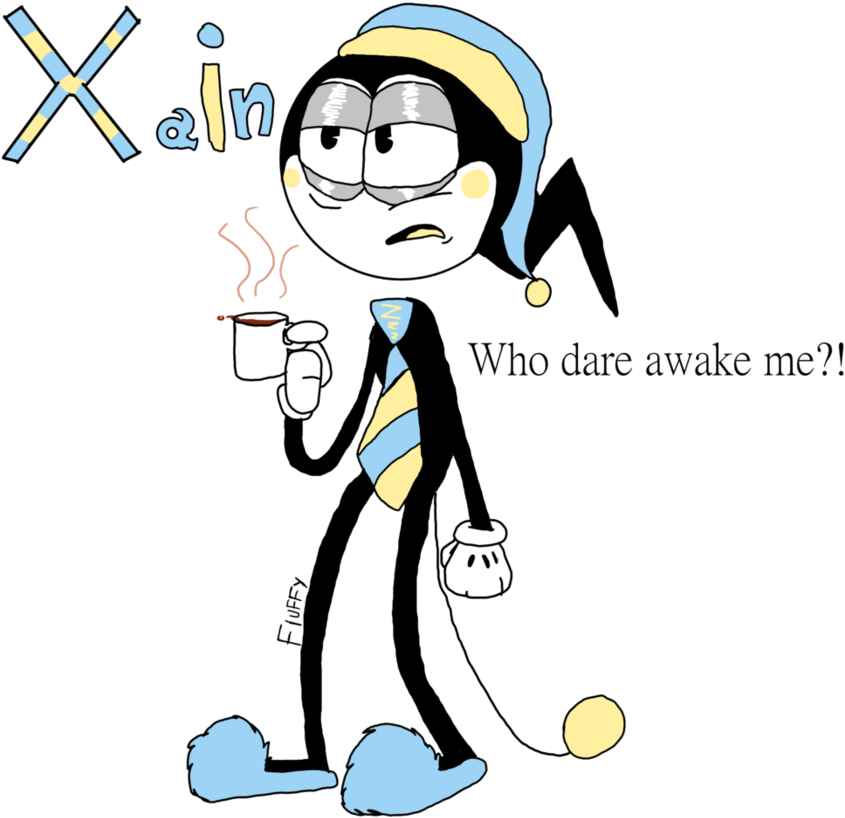 Xain By Fluffysnowball13 - Cartoon - (894x894) Png Clipart Download