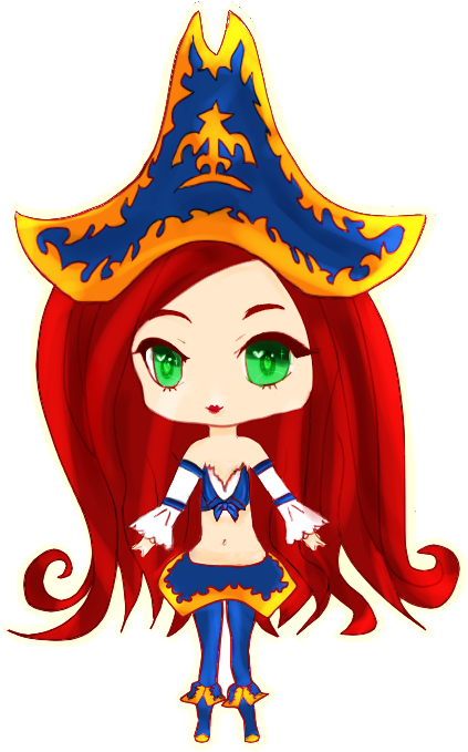 Miss Fortune League - Illustration - (453x692) Png Clipart Download
