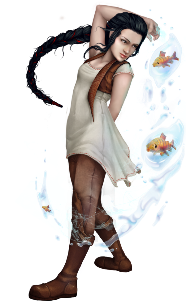 Fisher Girl By Romanticfae On Deviantart - Girl - (600x999) Png Clipart ...