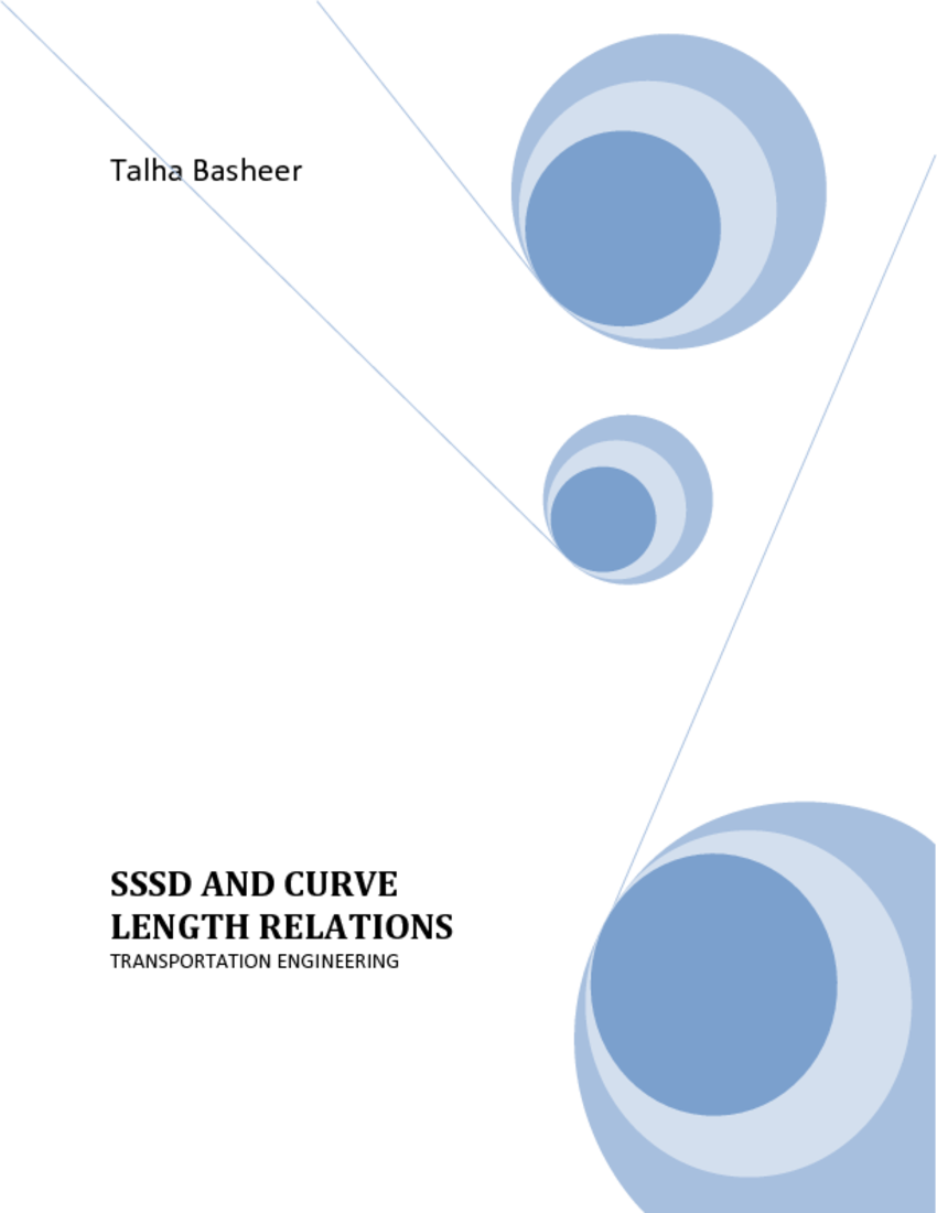 Sssd And Curve Length Relations Transportation Engineering - Flow Chart ...