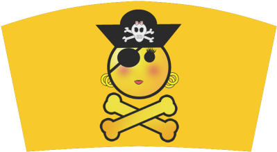 Pirate Emoticon - Pirate Day Drinking Glass - Full Size PNG Clipart ...