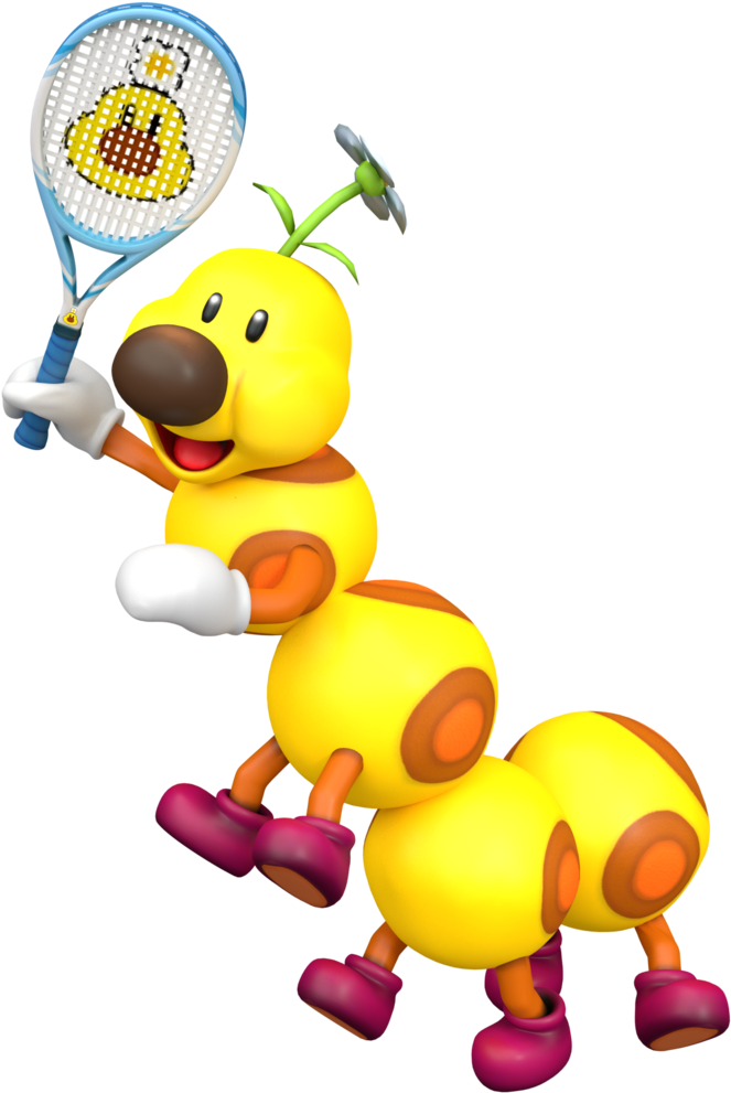 Wiggler Tennis Render By Nintega-dario - Wiggler Tennis Render By ...