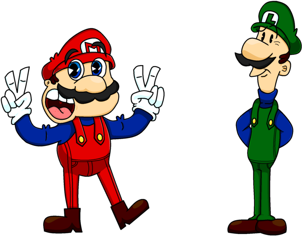 Cartoon Mario Bros - Cartoon - Full Size PNG Clipart Images Download