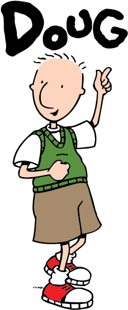 Doug - Nickelodeon Animation Studios Doug - (417x667) Png Clipart Download