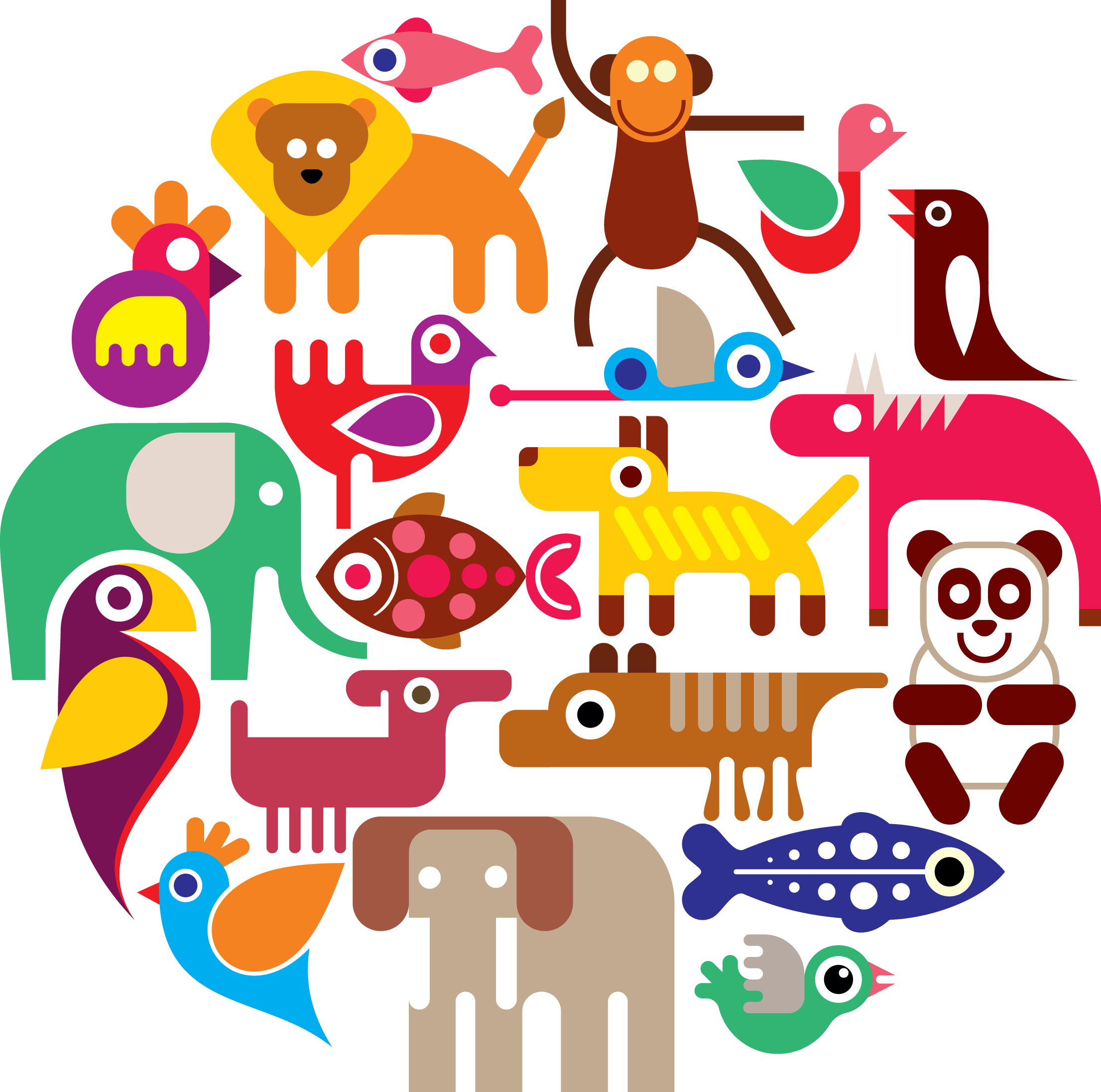 Zoo Clipart Zoo Habitat - Animal Habitat Clip Art - (2211x2193) Png ...