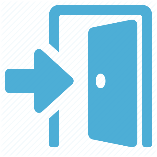 Door - Door Open Icon Png - (512x512) Png Clipart Download