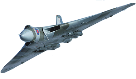 Aircraft Clipart Vulcan - Vulcan Bomber Transparent - (461x277) Png ...