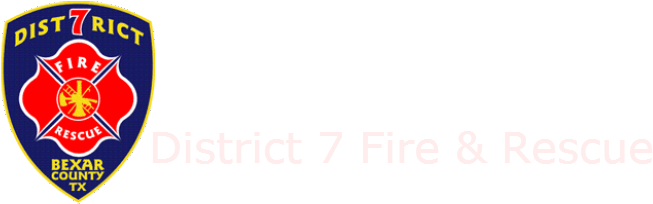 District 7 Fire Rescue - San Antonio Fire Department - (661x203) Png ...