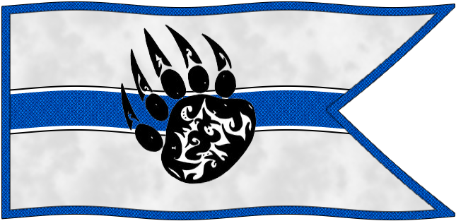 Hooligan Flag2 - Bear Claw Tattoo Designs - (678x340) Png Clipart Download