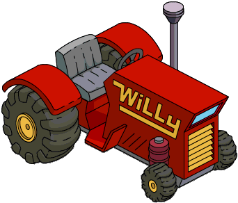 Tractor Clipart Animated Gif - Simpsons Willie's Tractor - (342x527 ...