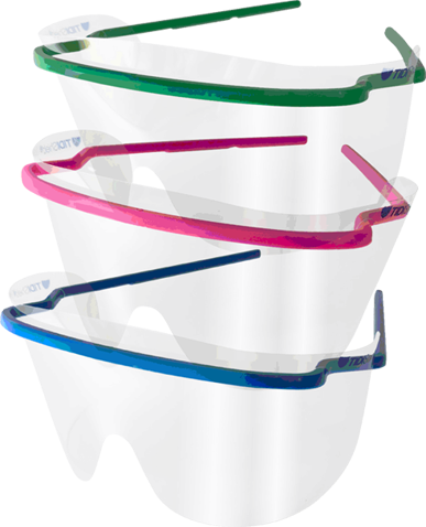 Fully Assembled Tidi Eye Shields Reusable Frames & - Fanny Pack ...