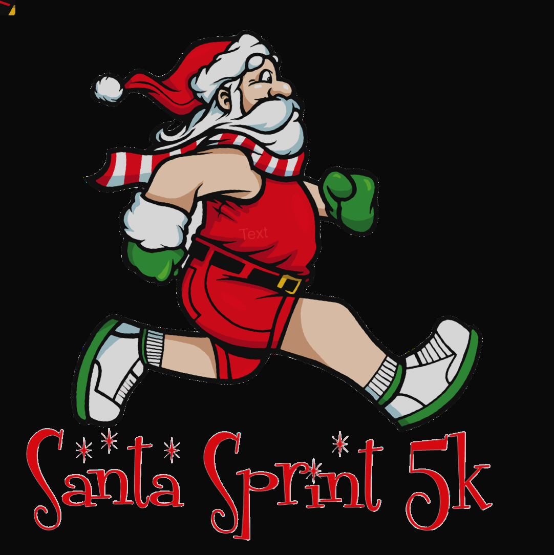 The Santa Sprint 2016 Christmas 5k Clipart - The Santa Sprint 2016 ...