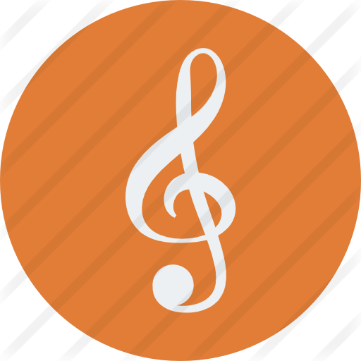 Treble Clef - Clave De Sol Logo - (512x512) Png Clipart Download
