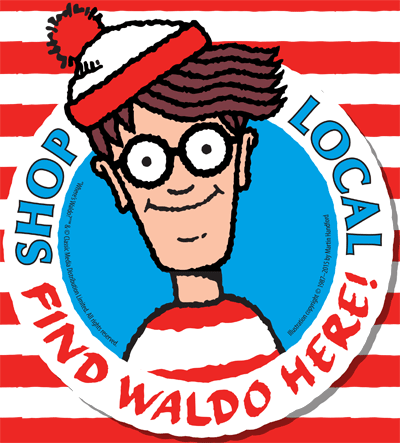 Where's Waldo At Books Inc - Where's Wally Vector - (400x443) Png ...