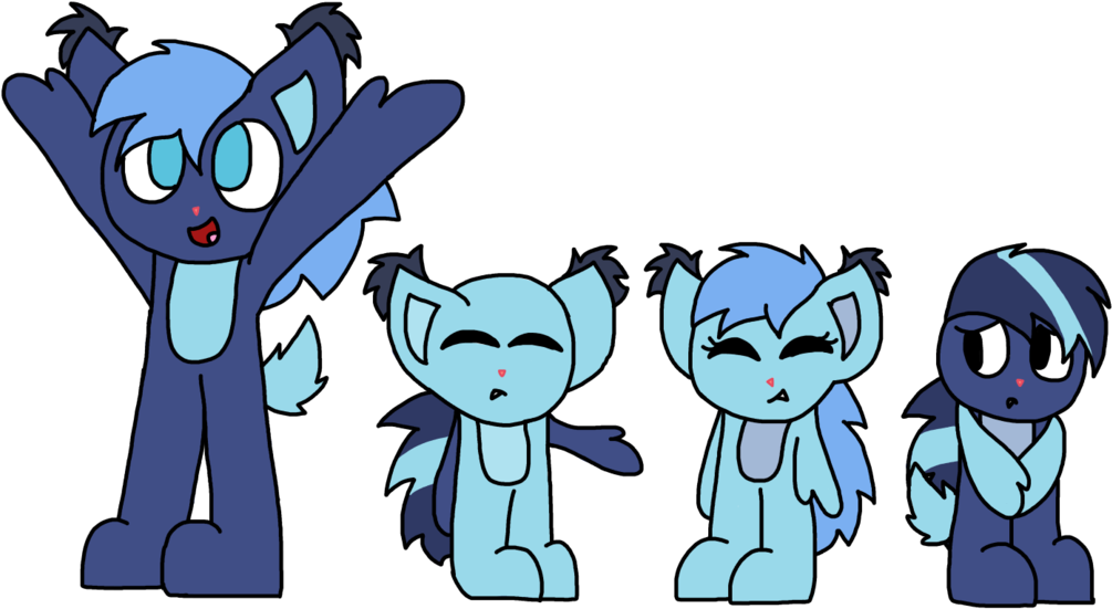 Thunder, Lightning, Ella, And Bolt By Taumanso0 - Cartoon - (1024x573 ...