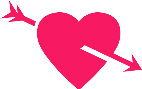 Corazon-flecha - - Corazon Con Flecha Png - (480x300) Png Clipart Download