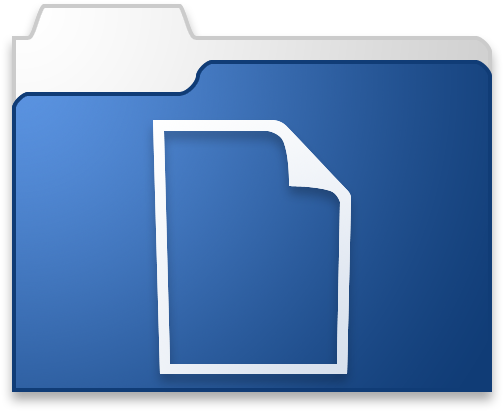 Png File - Blue Documents - (512x512) Png Clipart Download