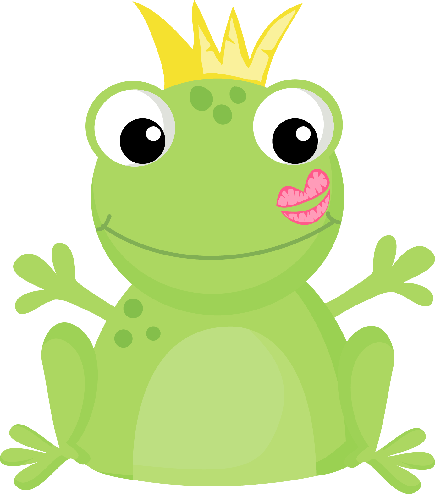 Frog Prince Clipart - (1384x1572) Png Clipart Download