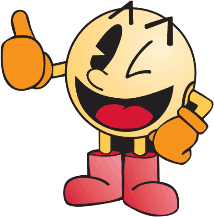 Thumbs Up Photo - Retro Pacman - (700x700) Png Clipart Download