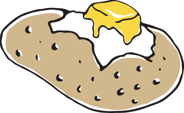 Baked Potato Drawing