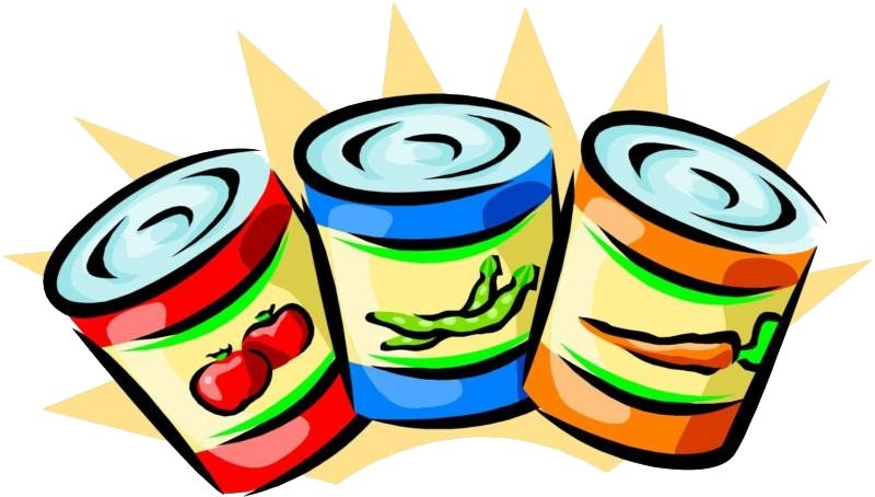 Fooddrive - Canned Food Clip Art - (800x454) Png Clipart Download