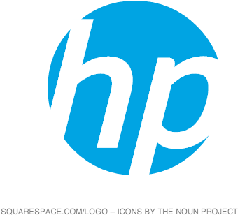 Hp-logo - Emblem - (382x400) Png Clipart Download