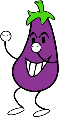 Plants Clipart Talong - Dancing Eggplant Gif - (636x636) Png Clipart ...