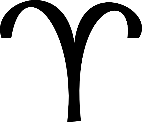 Aries Zodiac Symbol Png - (600x515) Png Clipart Download