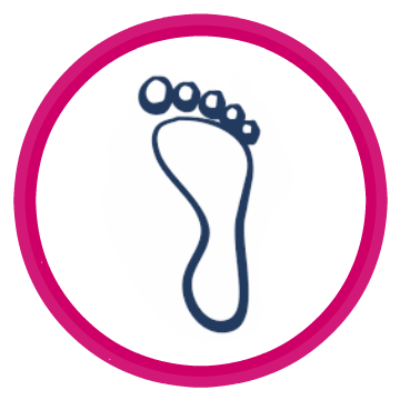 Diabetic Foot Check Calendar Stickers - Diabetic Foot - (375x375) Png ...
