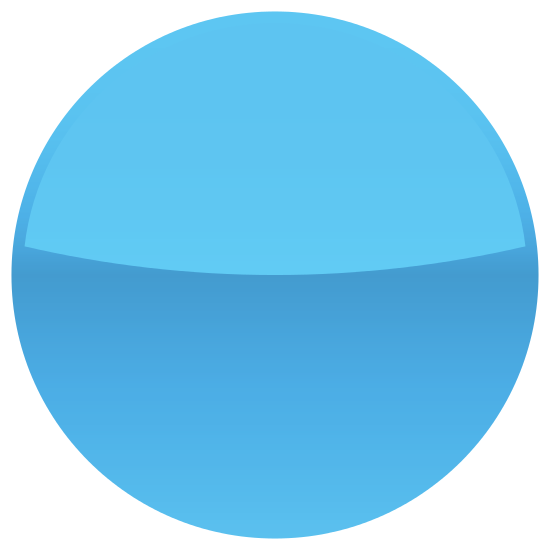 Glossy Blue Button Png - Circle - (550x550) Png Clipart Download