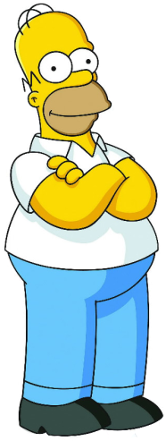 Bart Simpson Clipart Doh - Homer Simpson Cartoon - (300x500) Png ...