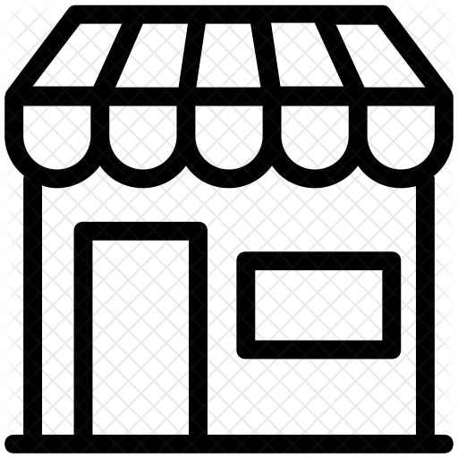 Shop Icon - Store Icon White Png - (512x512) Png Clipart Download