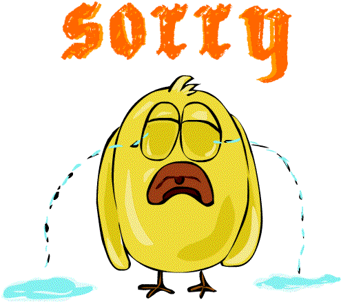 Gif Stickers For Whatsapp - Sorry Animated Gif - (500x500) Png Clipart ...