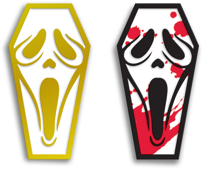 Ghostface Coffin Pin - Ghostface - Full Size PNG Clipart Images Download