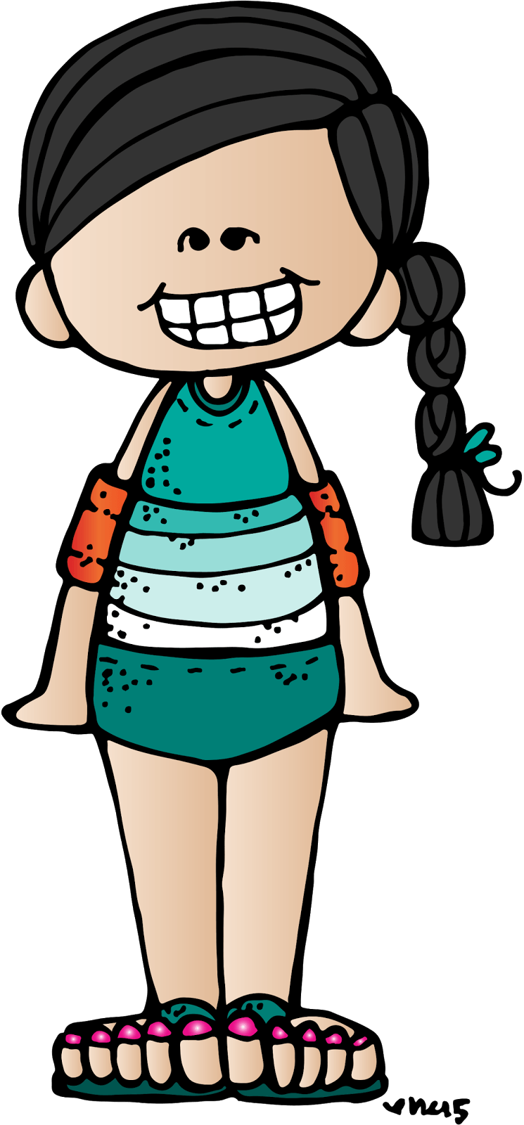 Clipart - Melonheadz Beach - (745x1600) Png Clipart Download