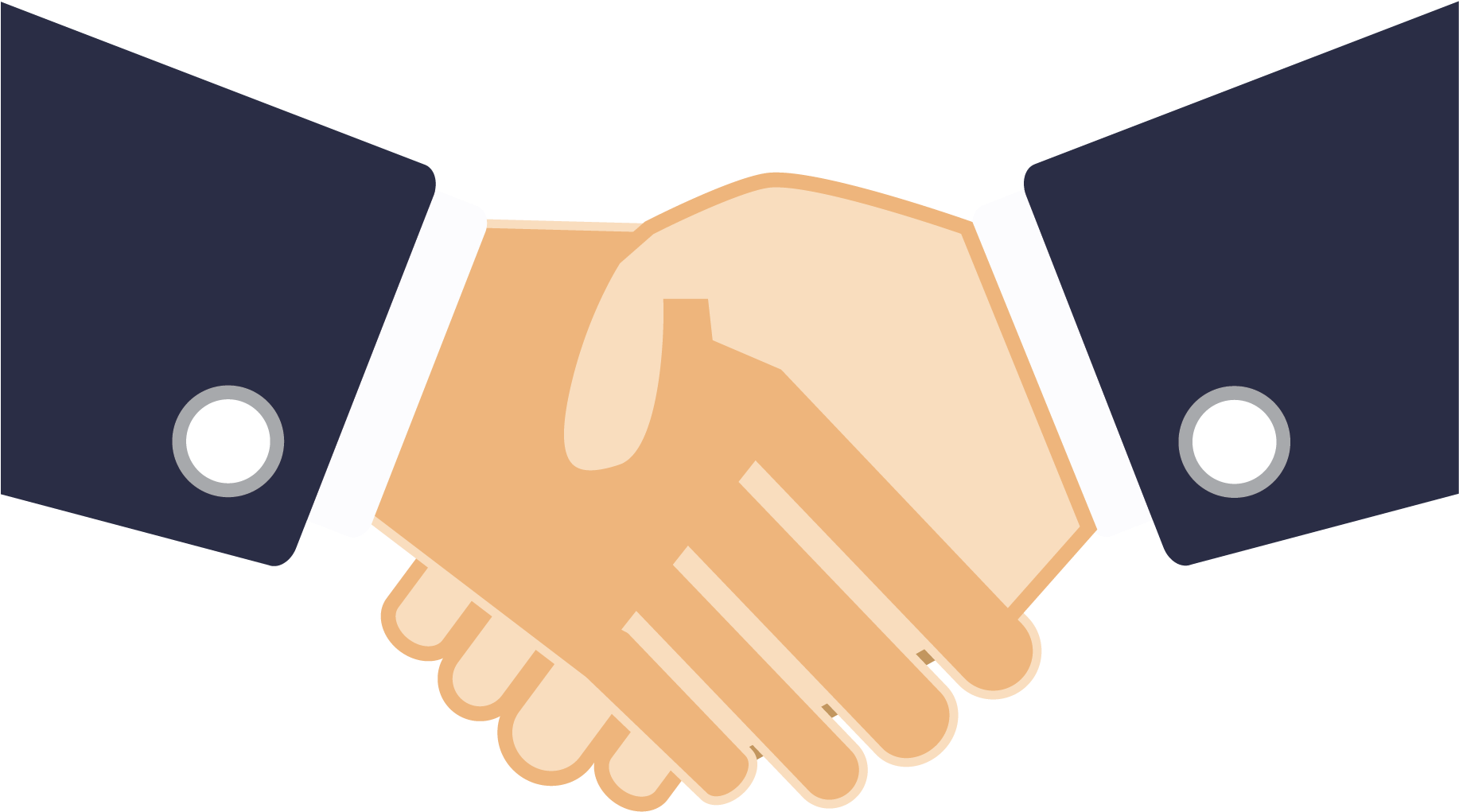 Contact Us - Handshake - (2083x2083) Png Clipart Download