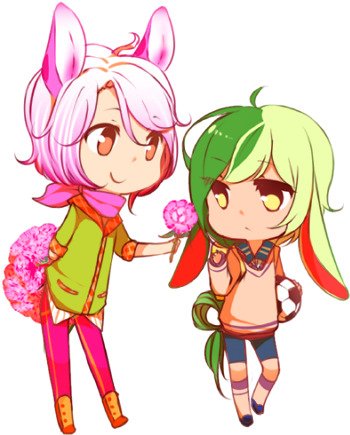 Drawn Carnation Anime - Drawing - (400x450) Png Clipart Download