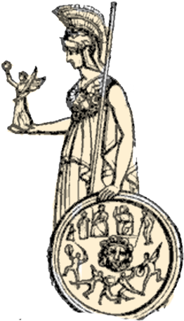 Minerva - Roman God And Goddesses Png - (329x483) Png Clipart Download