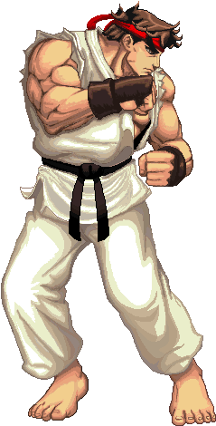 Street Fighter 2 Ryu Gif - Full Size PNG Clipart Images Download