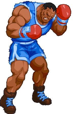Balrog - Boxer From Street Fighter - (281x446) Png Clipart Download