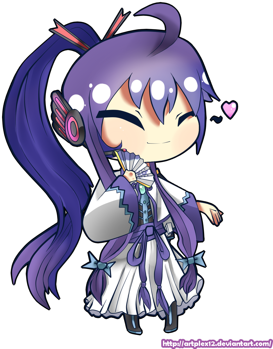 Manga Boy Clipart Flirty - Kamui Gakupo Chibi Gif - (1360x1539) Png ...