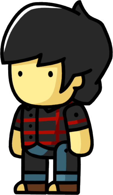 Emo - Scribblenauts Emo - (375x649) Png Clipart Download
