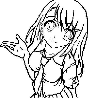 Pixel Art Base By Tehheartmug123 - Pixel Art Anime Girl - (400x400) Png ...