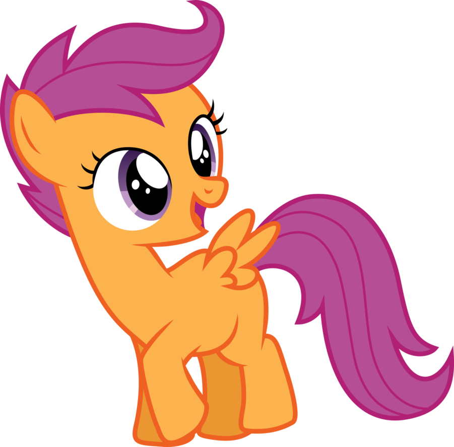 Happy Scootaloo By Clashwolf3 - Scootaloo - (901x886) Png Clipart Download