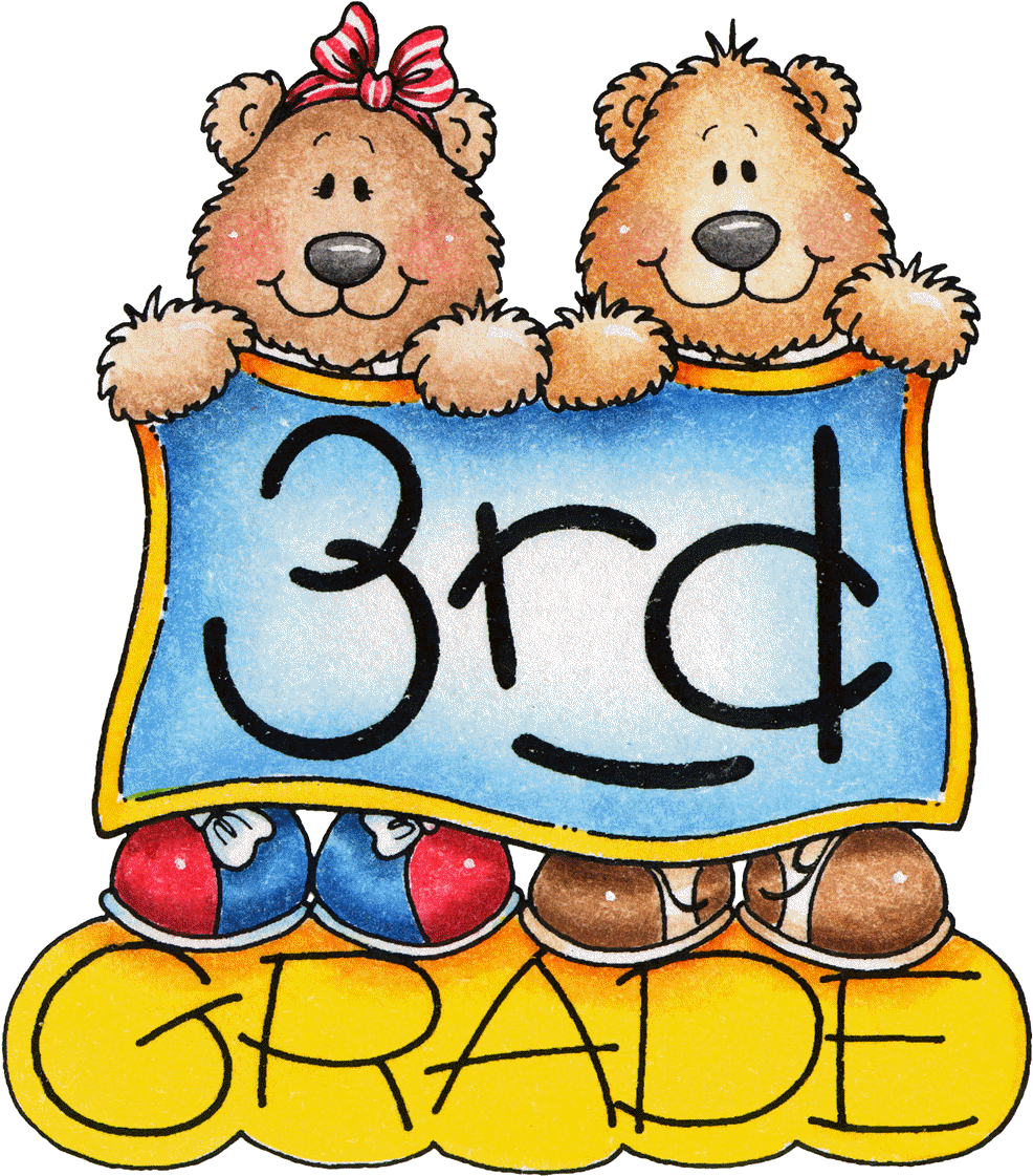 1st Grade Clip Art - Am In 3rd Grade - (1000x1132) Png Clipart Download
