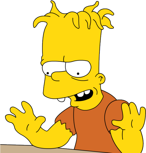 Bart Simpsons Evil Twin - (600x600) Png Clipart Download