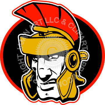 Trojan Emblem - (361x361) Png Clipart Download